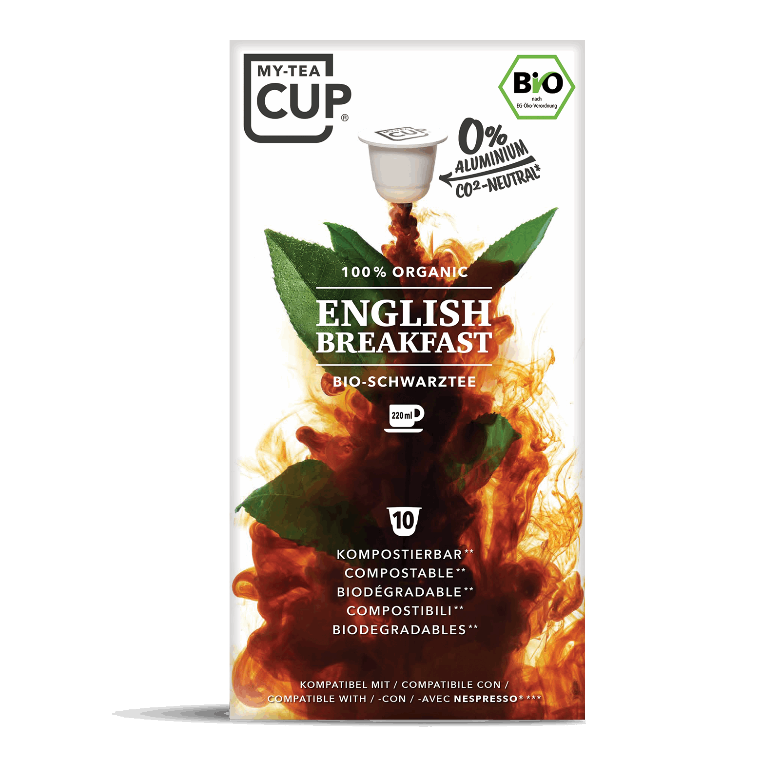Bio English Breakfast | Capsules de thé compostables Nespresso®³ ...